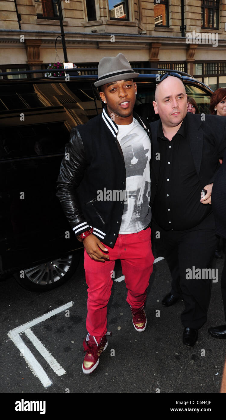 Jonathan Gill aka JB JLS at Radio One celebrating their number one ...