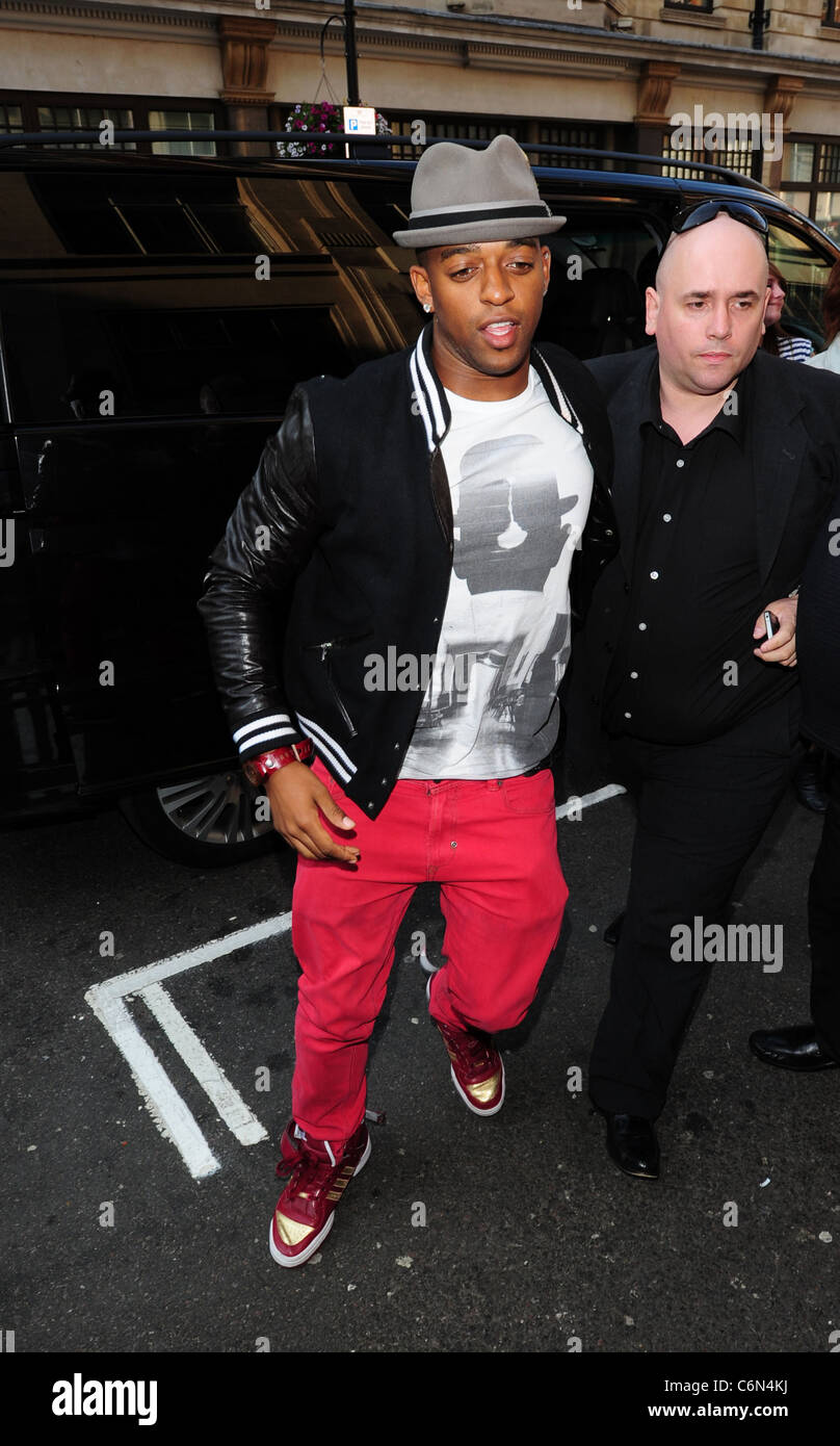 Jonathan Gill aka JB JLS at Radio One celebrating their number one ...