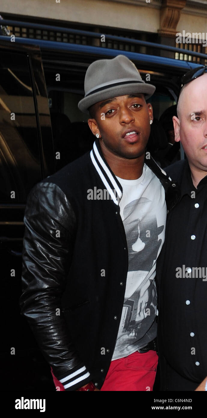 Jonathan Gill aka JB JLS at Radio One celebrating their number one ...
