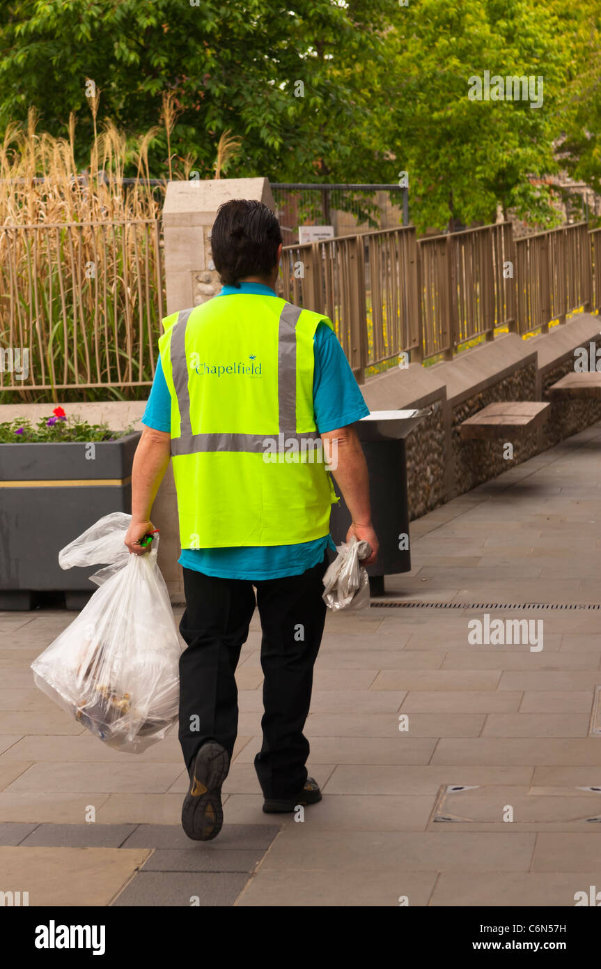 Emptying rubbish bins hi-res stock photography and images - Alamy