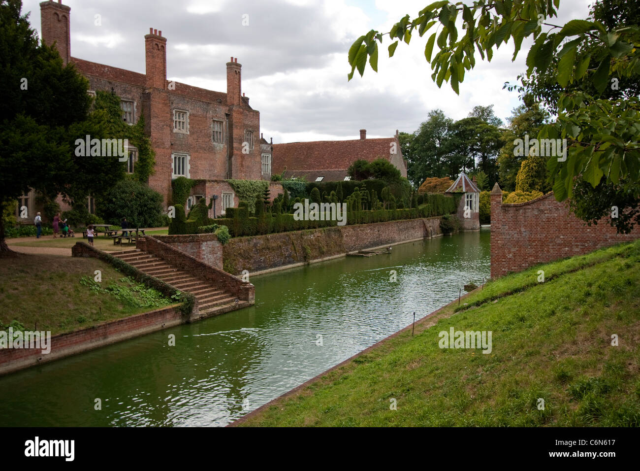 kentwell hall manor house in suffolk uk Stock Photo - Alamy