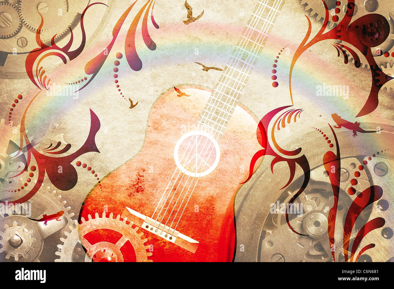 Abstract Guitar Wallpapers