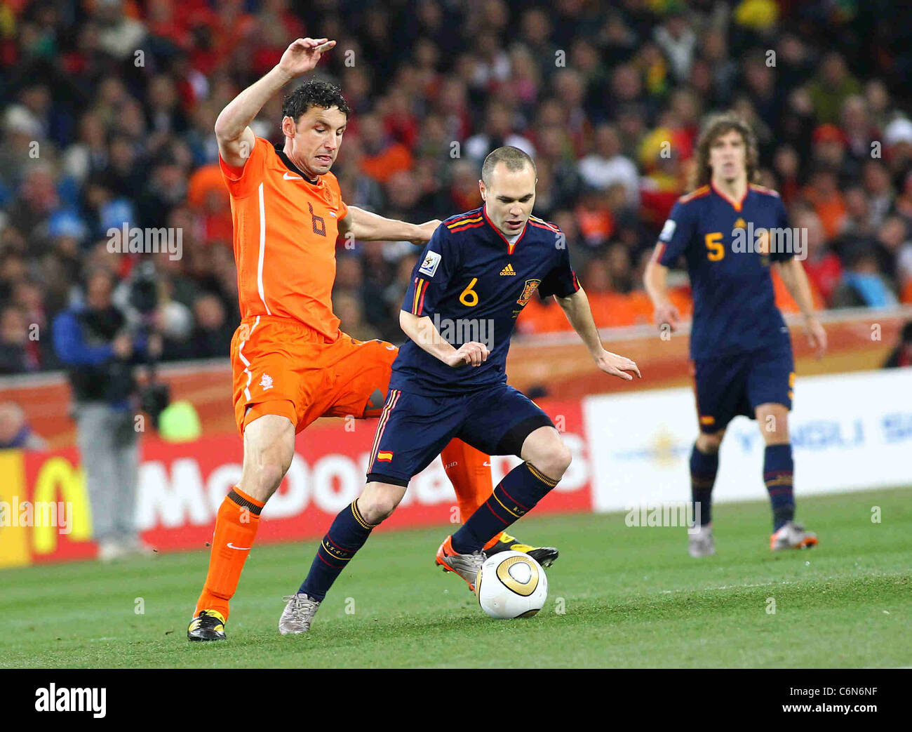 Iniesta The 2010 Fifa World Cup Final between Spain and the Netherlands ...