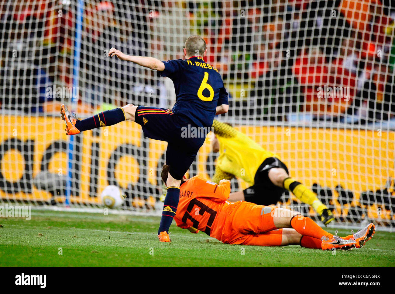 Iniesta The 2010 Fifa World Cup Final between Spain and the Netherlands ...