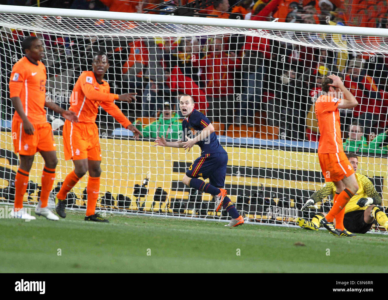 Iniesta The 2010 Fifa World Cup Final between Spain and the Netherlands ...