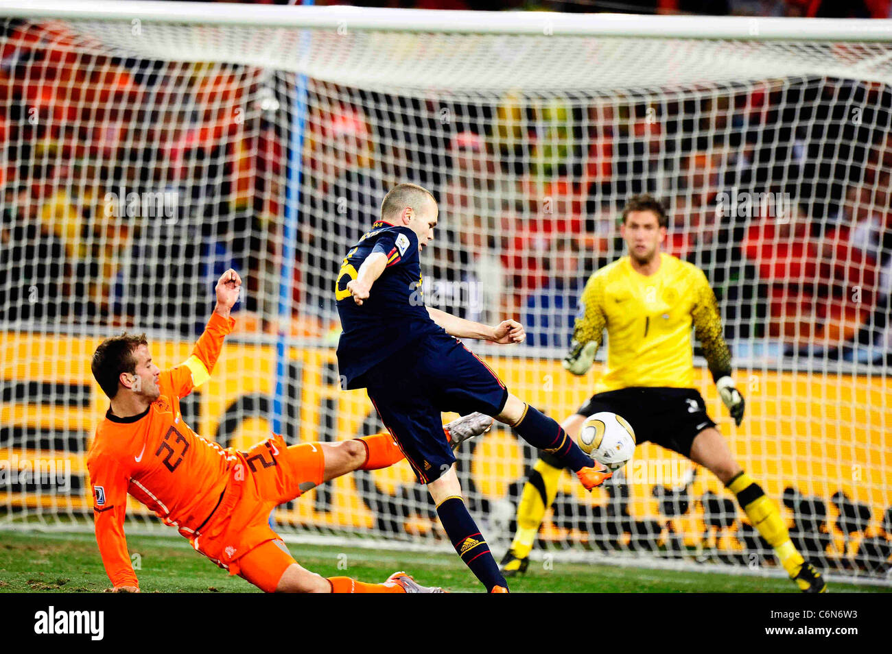 Iniesta The 2010 Fifa World Cup Final between Spain and the Netherlands ...