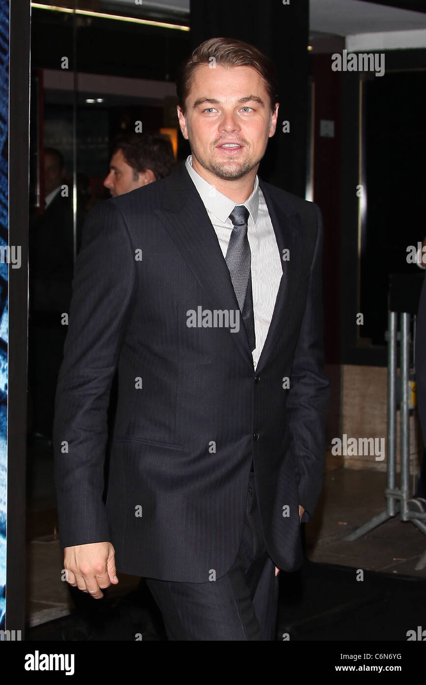Leonardo DiCaprio The French premiere of 'Inception' at Gaumont Champs ...