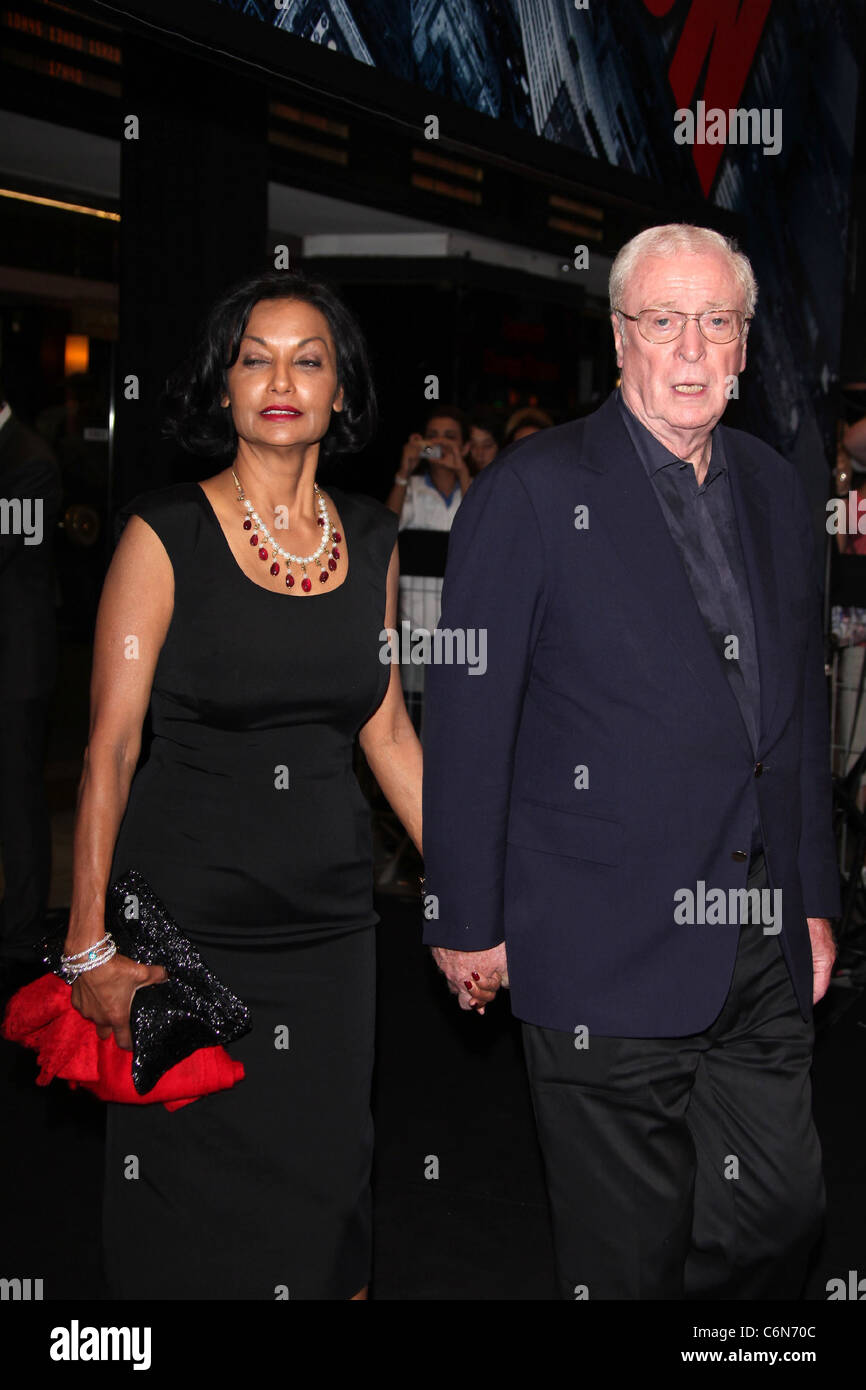 Sir Michael Caine and Shakira Baksh The French premiere of 'Inception ...