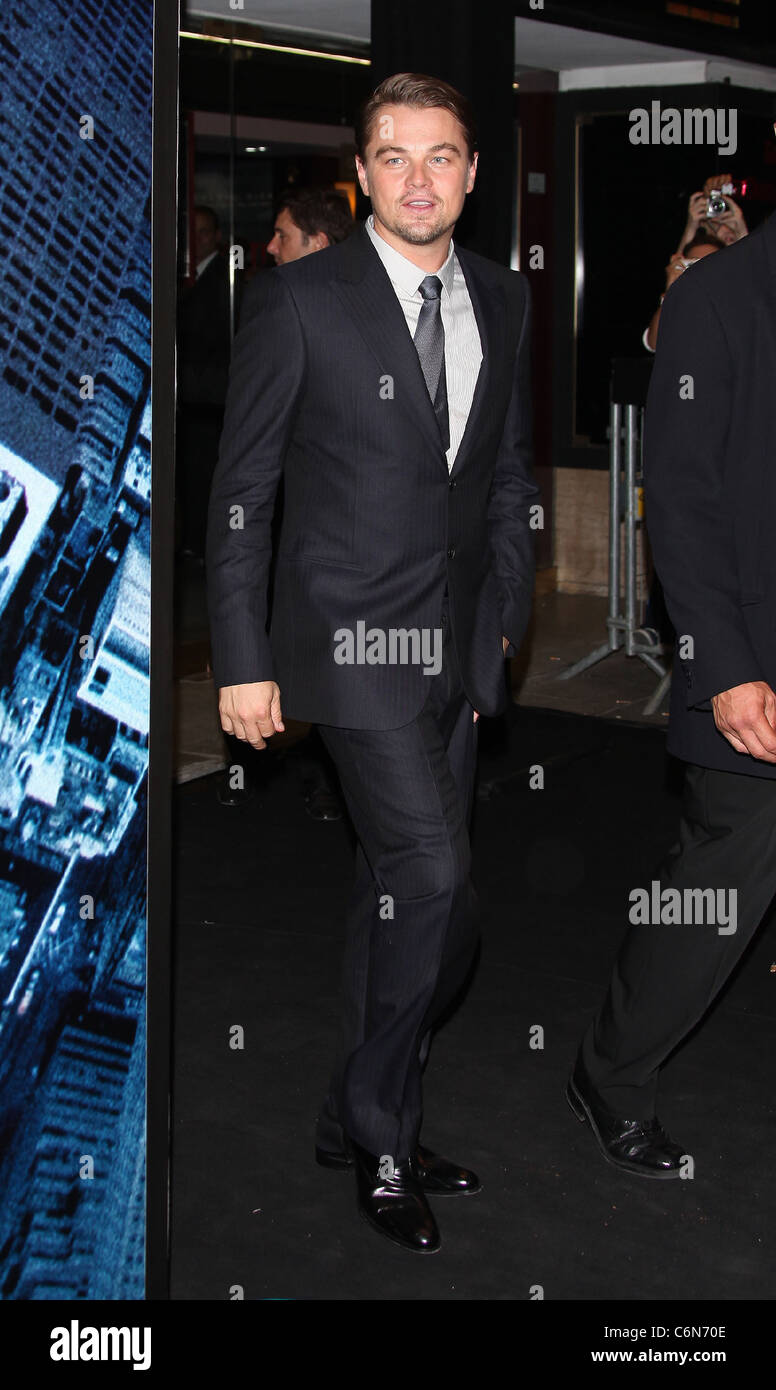 Leonardo DiCaprio The French premiere of 'Inception' at Gaumont Champs ...