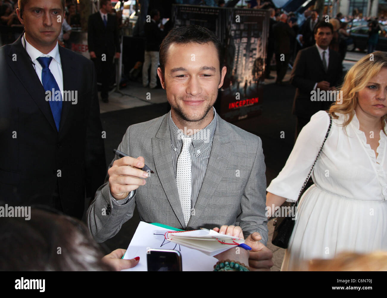 Joseph Gordon Levitt The French premiere of 'Inception' at Gaumont ...