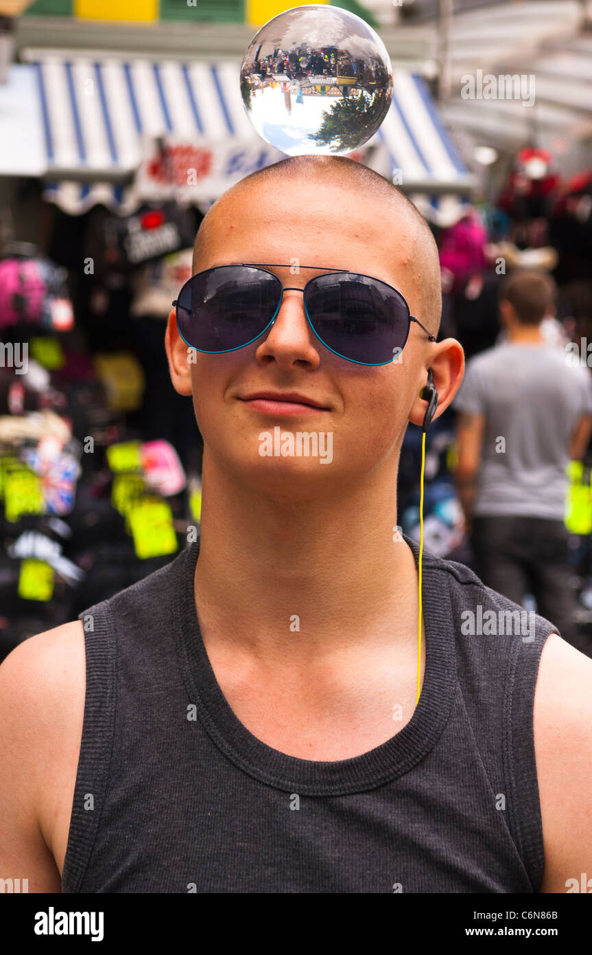 Balancing a glass ball hi-res stock photography and images - Alamy