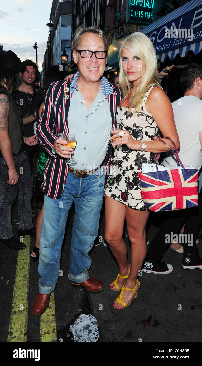Vic Reeves and his wife Nancy Sorrell at the launch party for Comedian ...