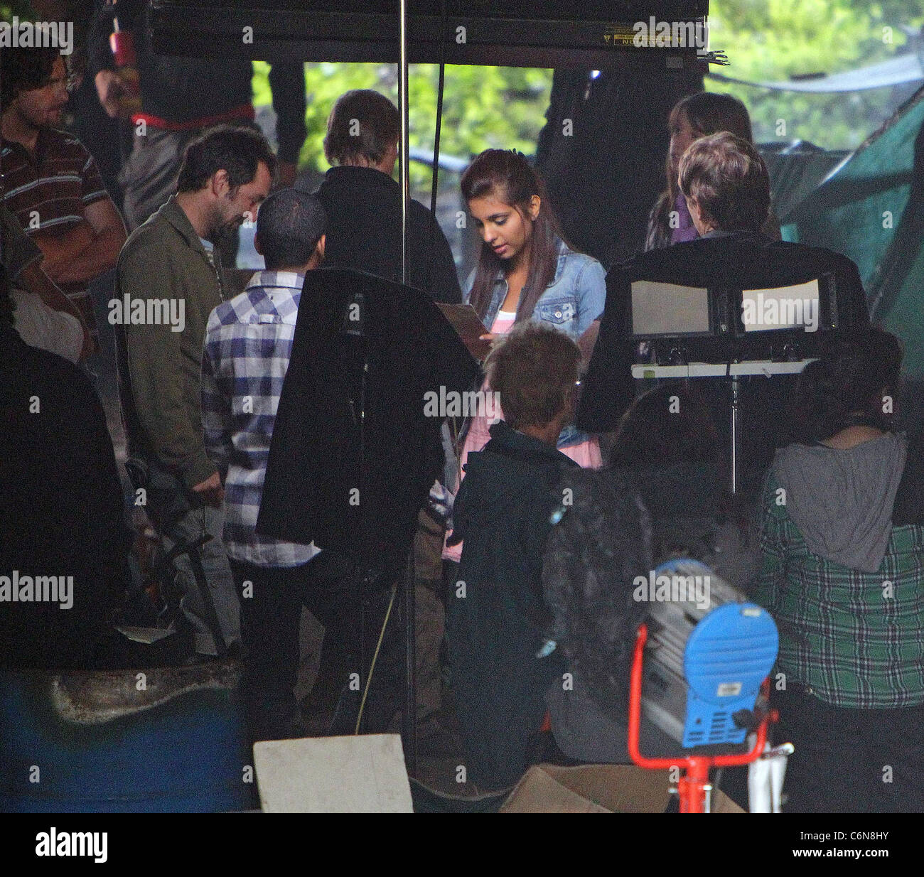 Anjli Mohindra The cast of 'The Sarah Jane Adventures' filming in ...