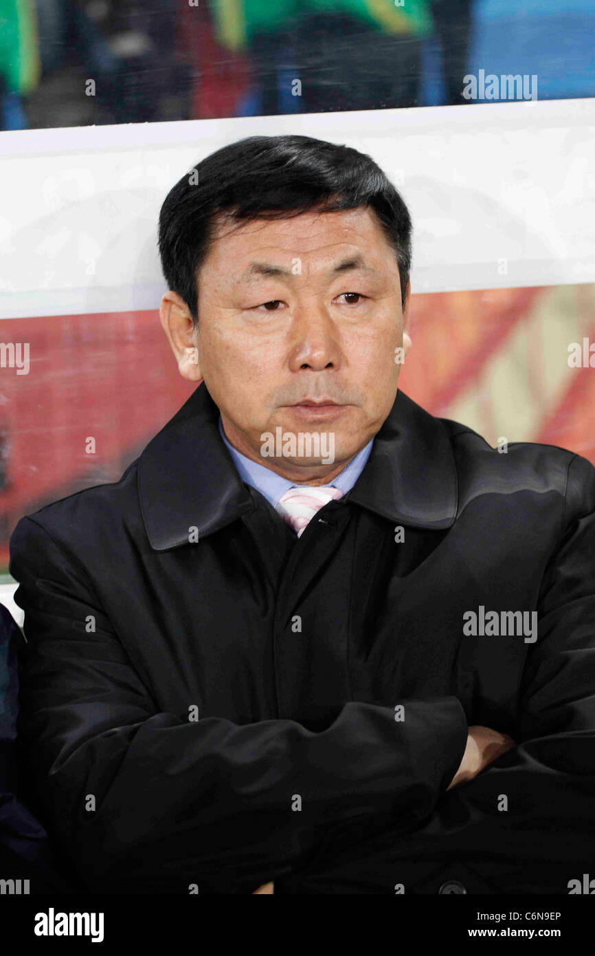 North Korea coach Kin Jong Hun 2010 FIFA World Cup - North Korea v ...