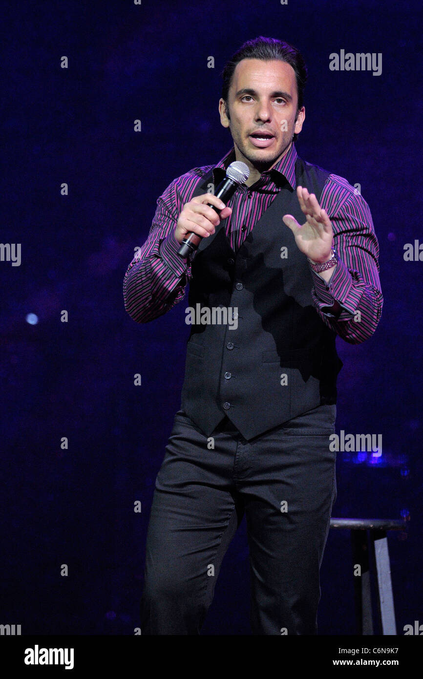 Sebastian Maniscalco performing live on stage during the 2010 Toronto ...