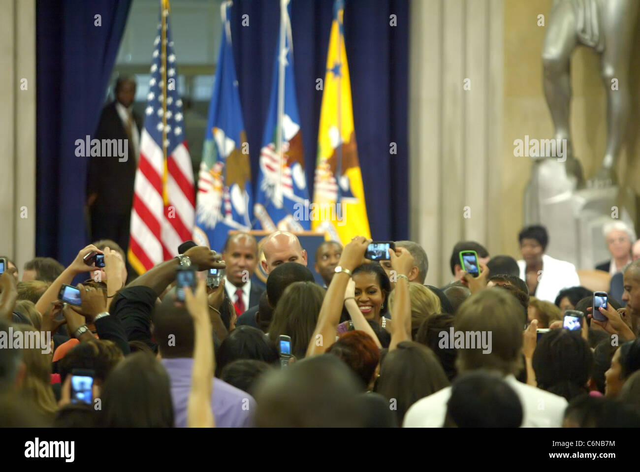 First Lady Michelle Obama and Attorney General Eric Holder Attend an ...