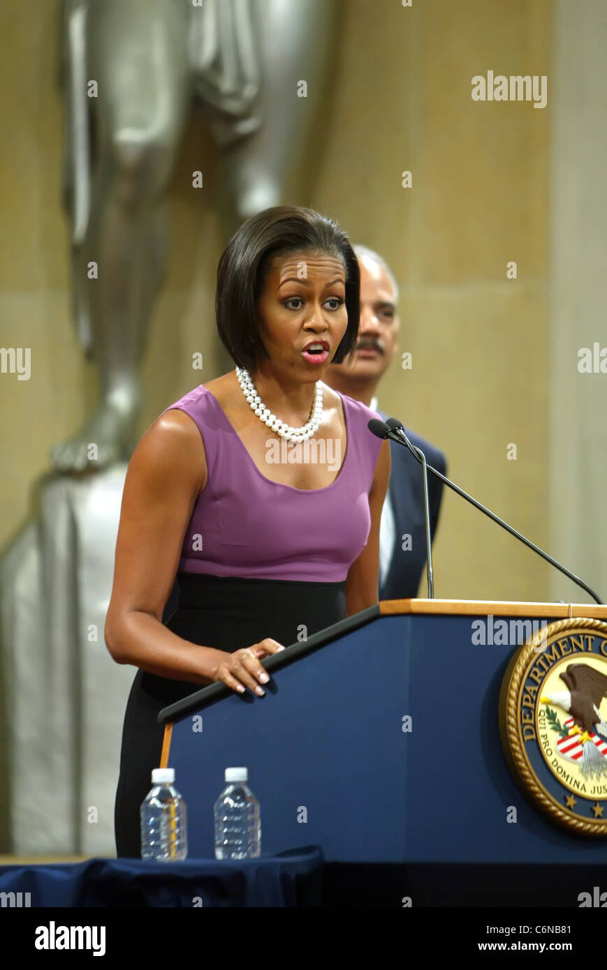 First Lady Michelle Obama and Attorney General Eric Holder Attend an ...