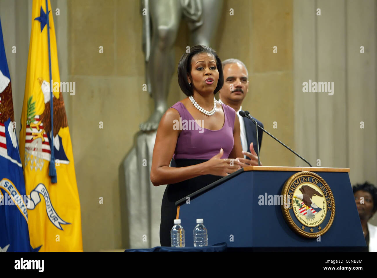First Lady Michelle Obama and Attorney General Eric Holder Attend an ...
