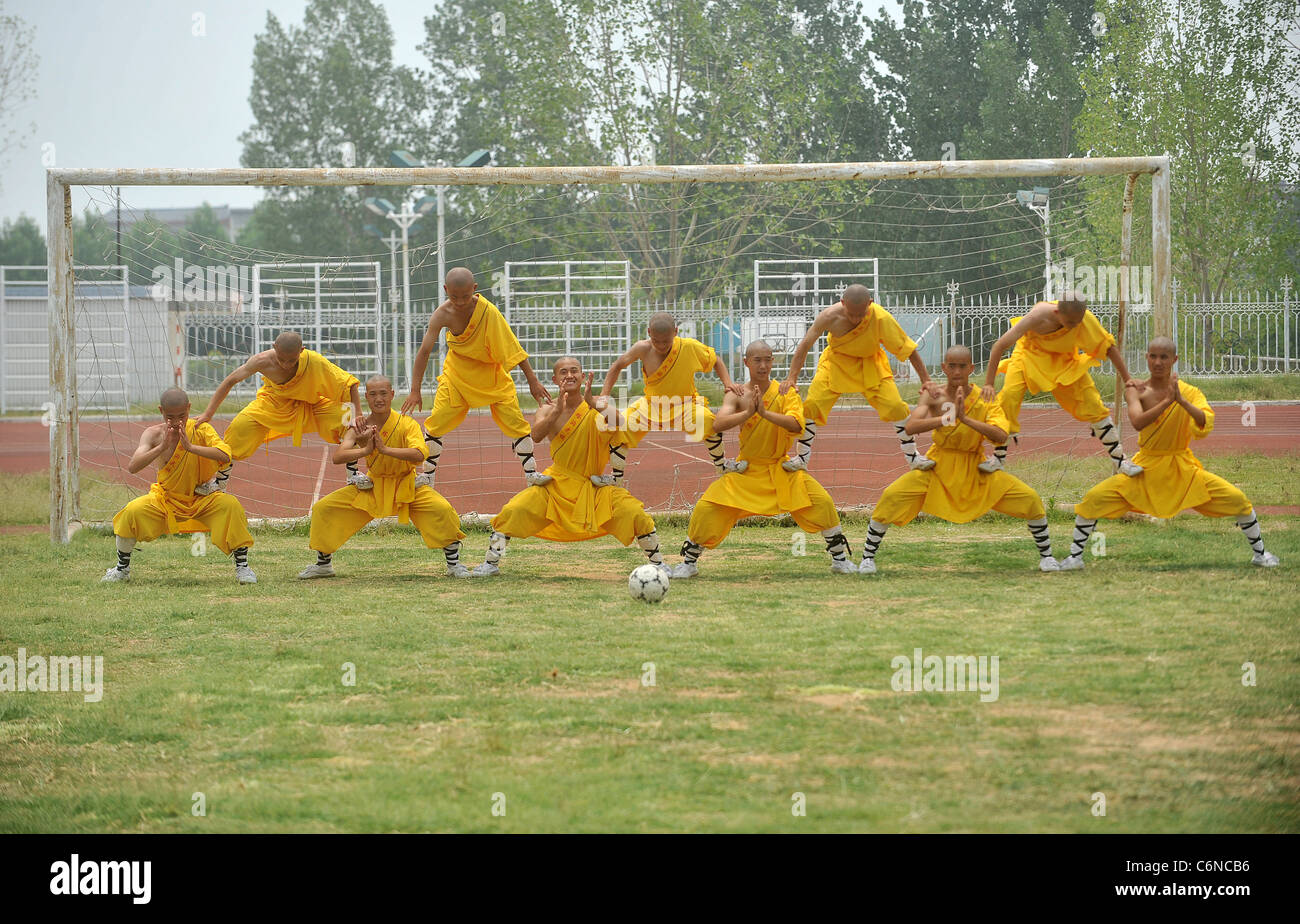 New sport born using football and martial arts skills Enthusiastic ...