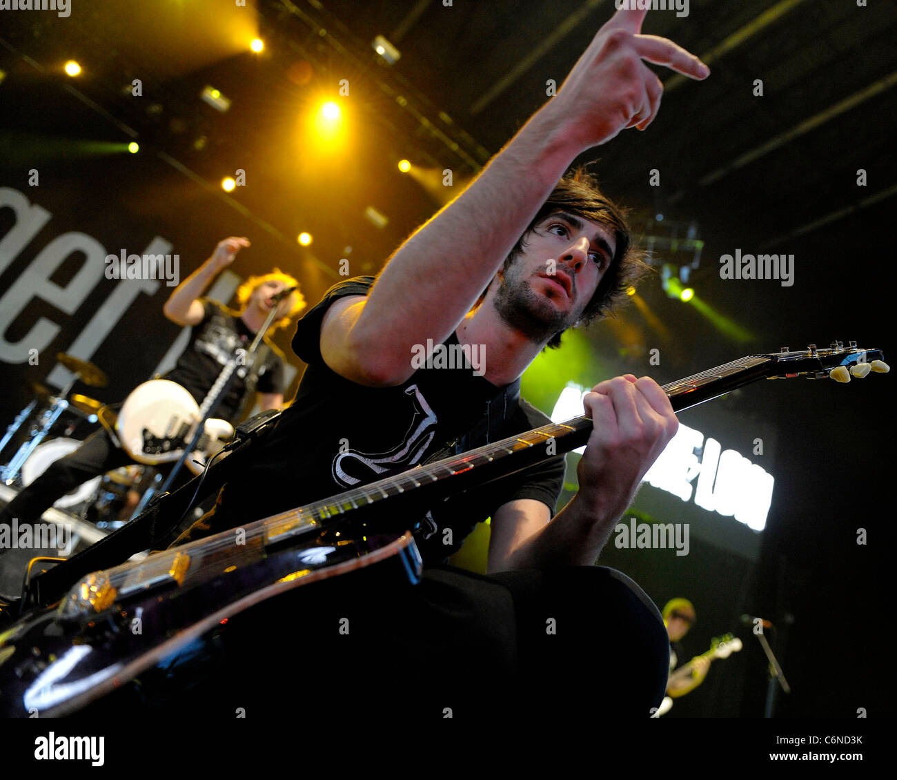 Jack Barakat of All Time Low performing live on stage during The ...