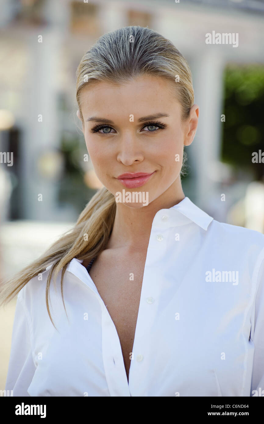 Joanna krupa at a casting for top model poland sopot hi-res stock ...