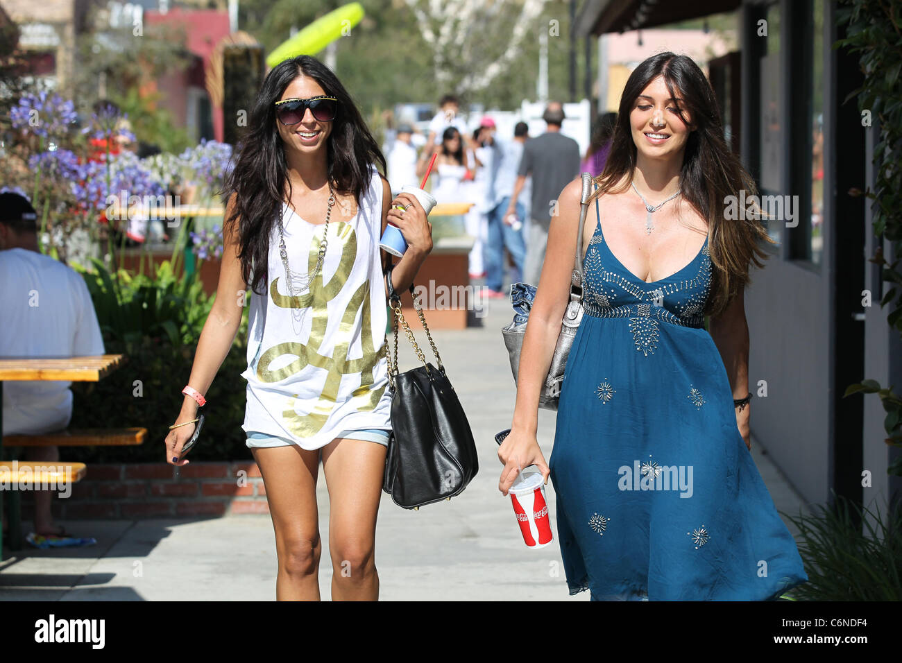 Courtenay Semel and Brittny Gastineau out and about at Malibu Country ...