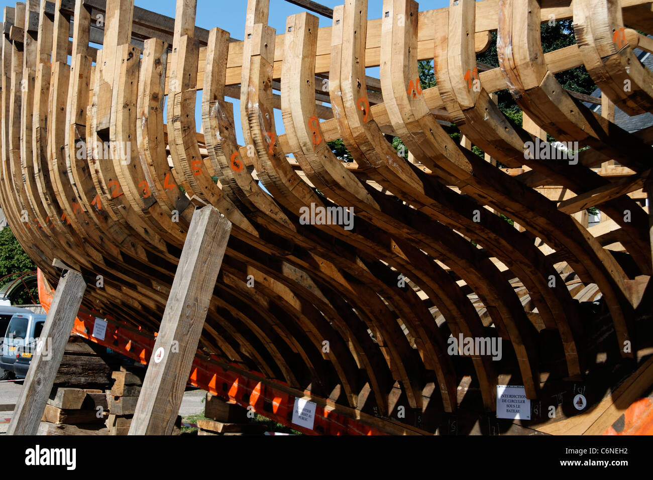 Construction of a replica of a traditional fishing boat wooden (Port ...