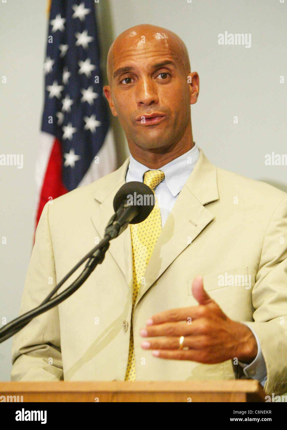 District of Columbia mayor, Adrian Fenty at Microsoftâ€™s 2010 ...