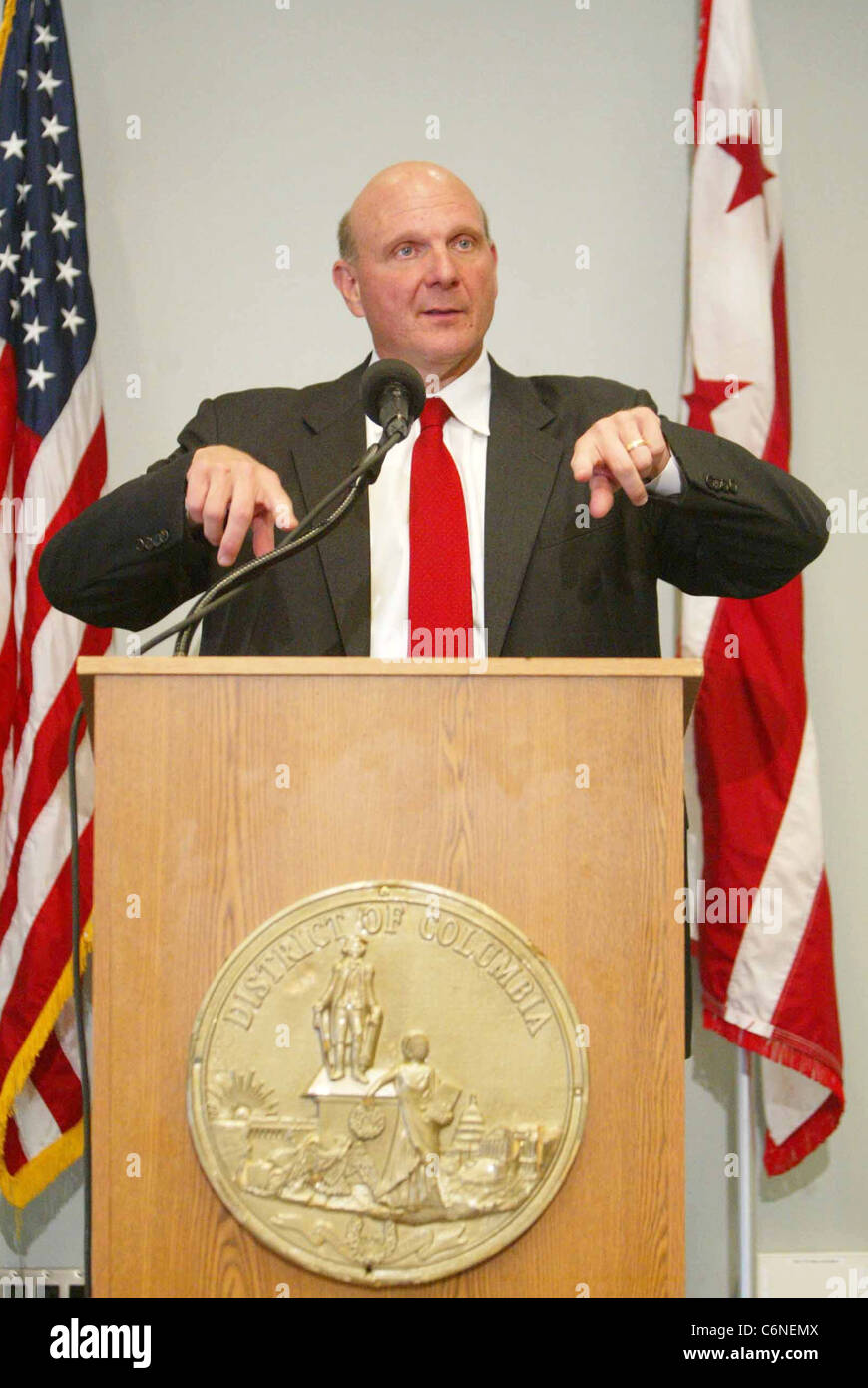 Microsoft Corporation's Chief Executive Officer Steve Ballmer at ...