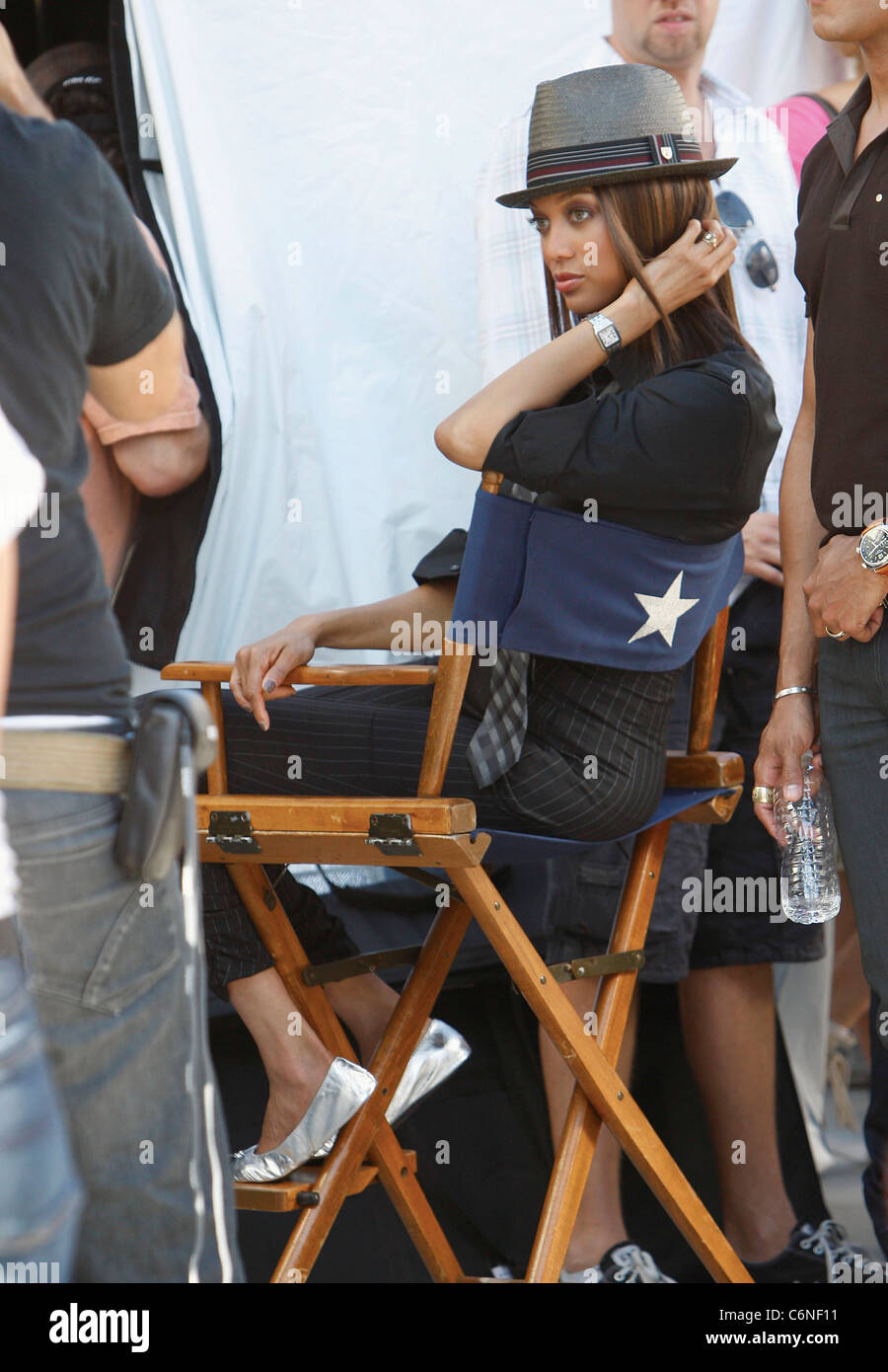 Filming on rodeo drive in beverly hills los angeles hi-res stock ...