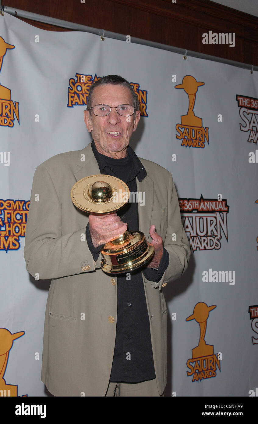 Leonard Nimoy 35th Annual Saturn Awards held at Castaway Restaurant ...
