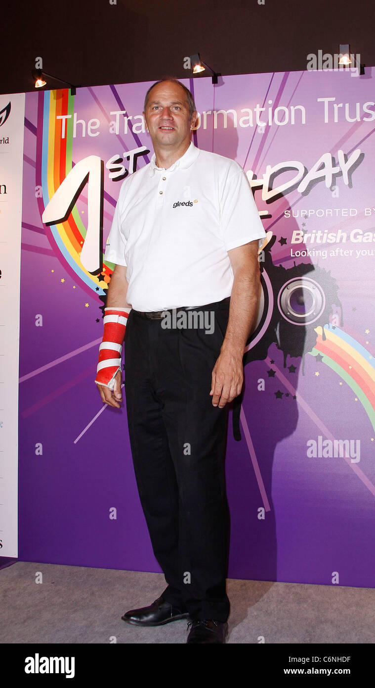 Sir Steve Redgrave arriving at the O2 Arena for the Transformation ...
