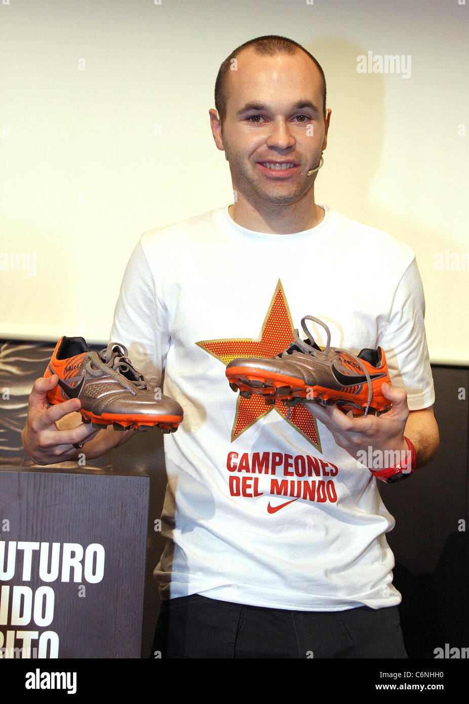 Andres Iniesta Barcelona's midfielder Andres Iniesta gives a press ... Andres Iniesta Barcelona's midfielder Andres Iniesta gives a press ...