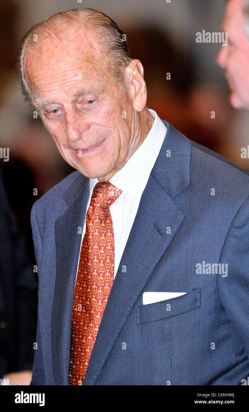 Prince Philip, Duke of Edinburgh attending the Duke of Edinburgh Awards ...
