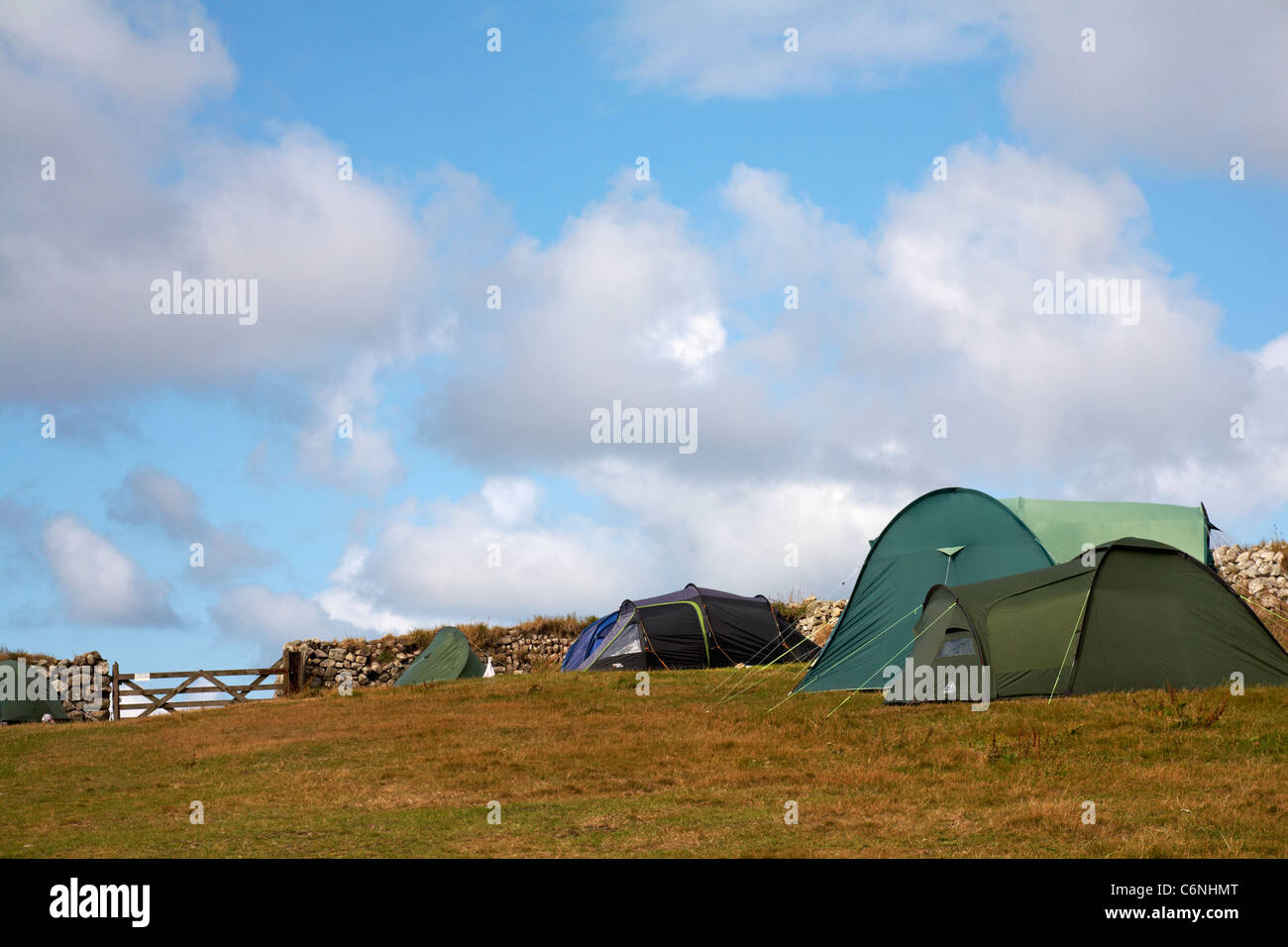 Campsite lundy hi-res stock photography and images - Alamy