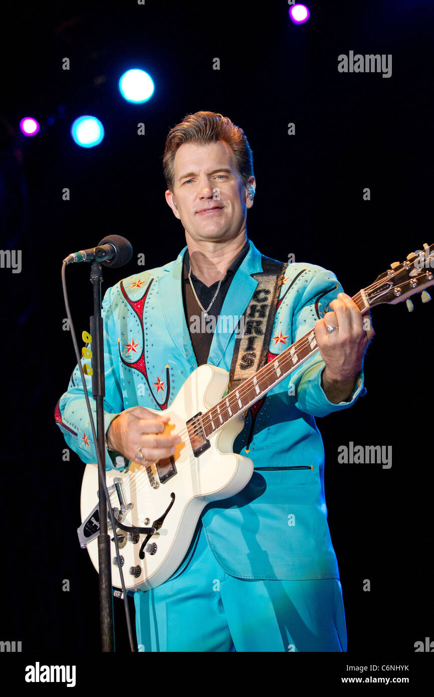 Chris Isaak performing live at Cool Jazz Fest in Parque Marechal ...