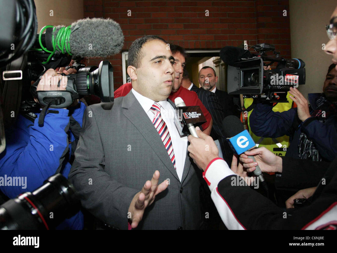 Pavlos Joseph leaves Cape Town Magistrates Court. Pavlos Joseph ...
