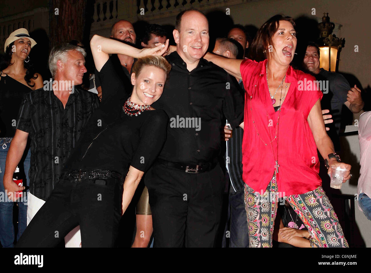 Charlene Wittstock, Prince Albert II of Monaco and Princess Caroline of ...
