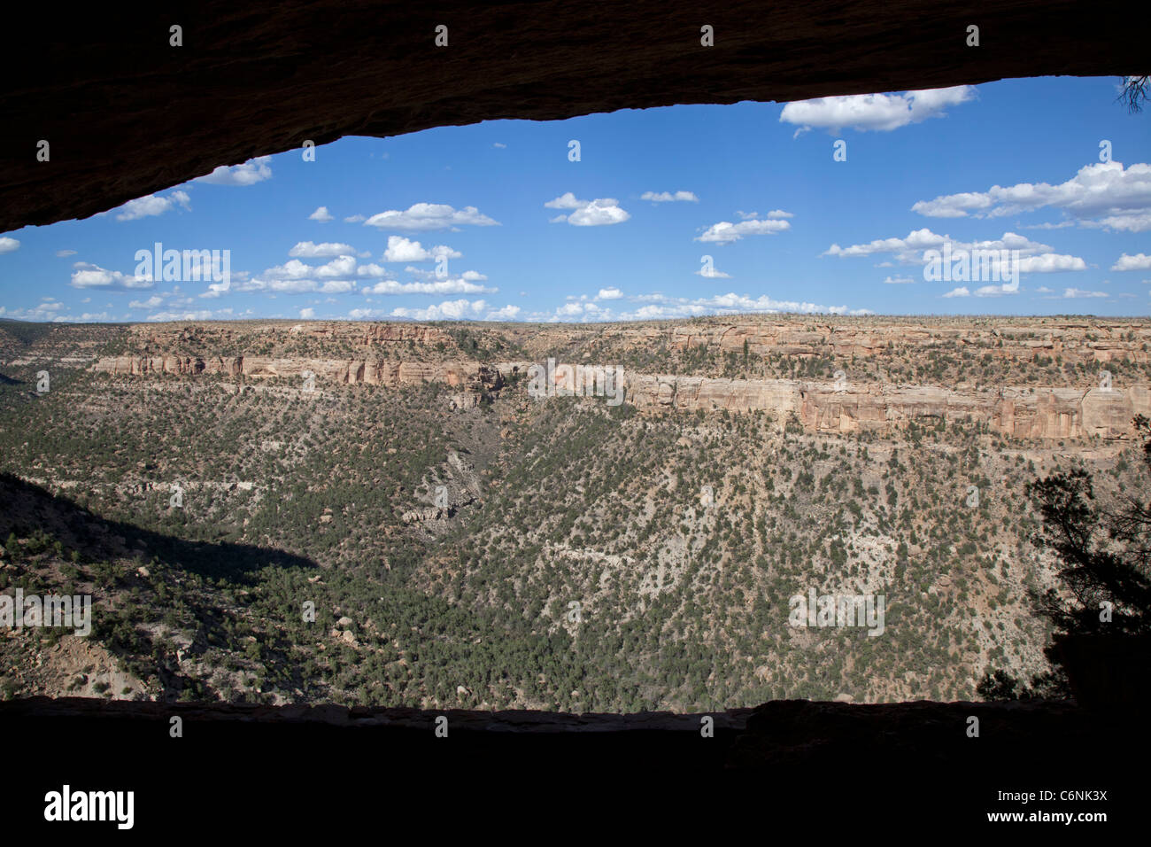 Balcony House cliff dwelling at Mesa Verde National Park Stock Photo ...