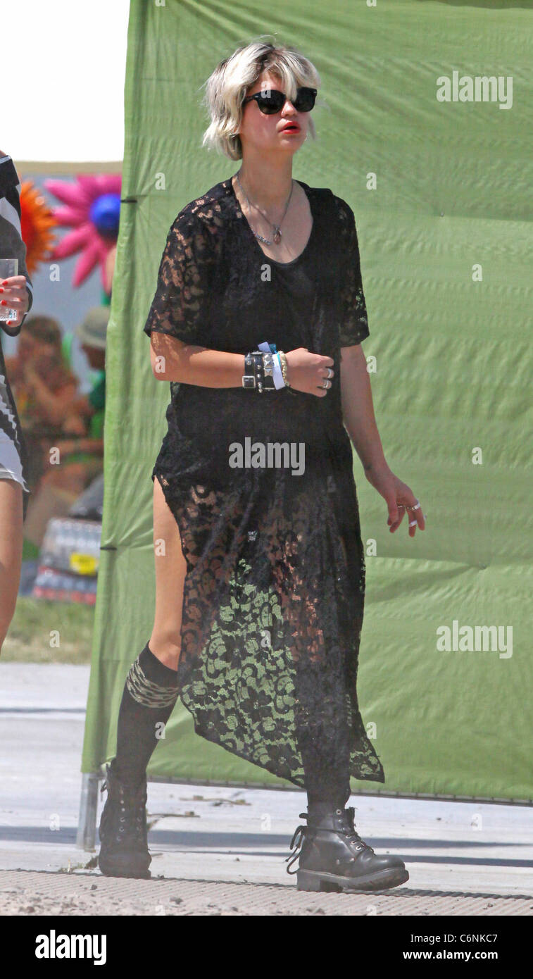 Pixie Geldof The 2010 Glastonbury Music Festival held at Worthy Farm in ...