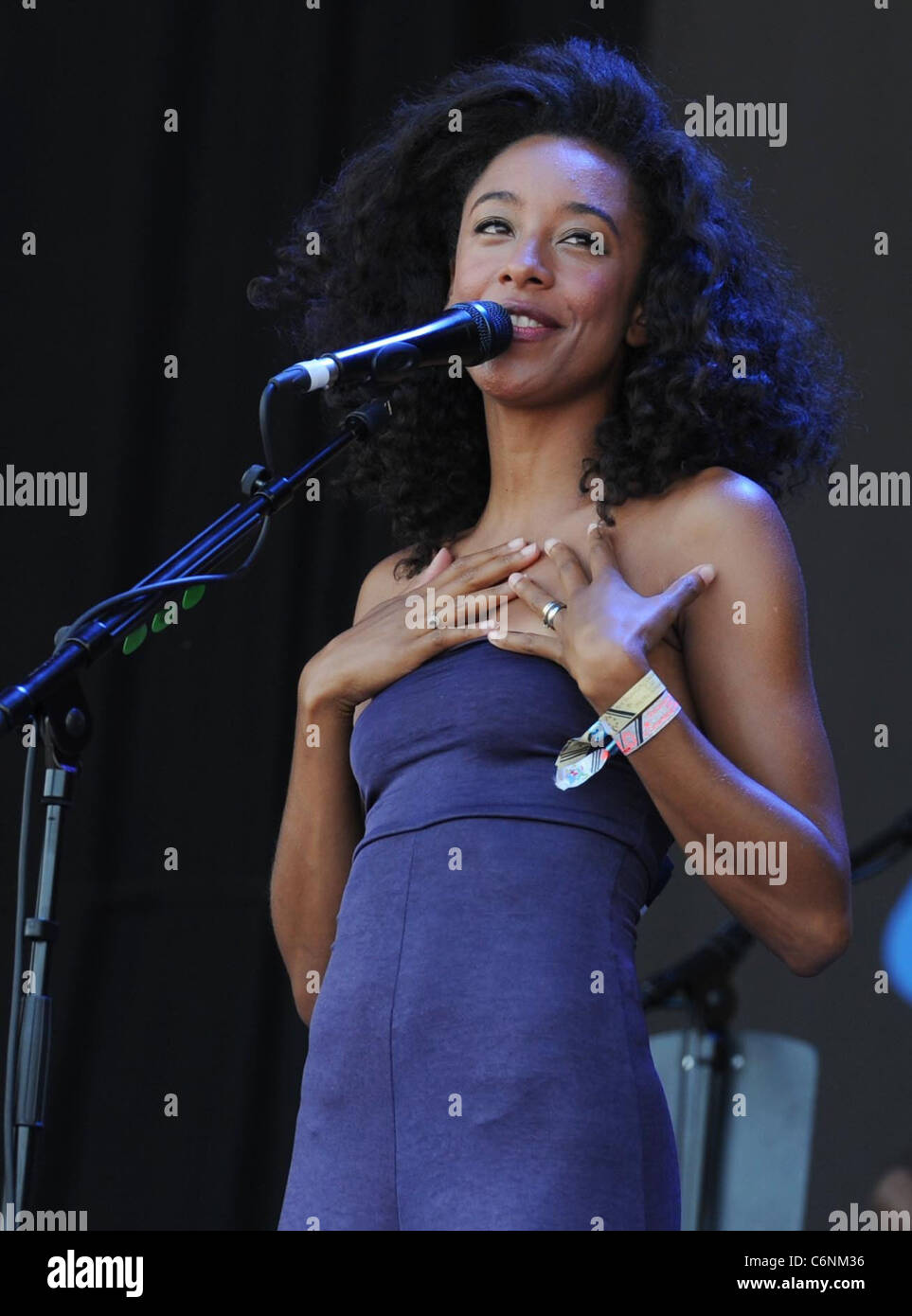 Corinne Bailey Rae The 2010 Glastonbury Music Festival held at Worthy ...