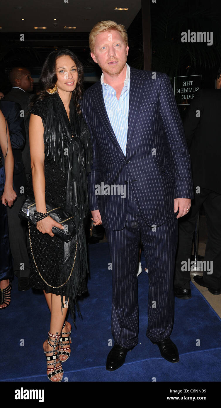 Sharlely Becker and Boris Becker, at the Ralph Lauren Wimbledon party ...