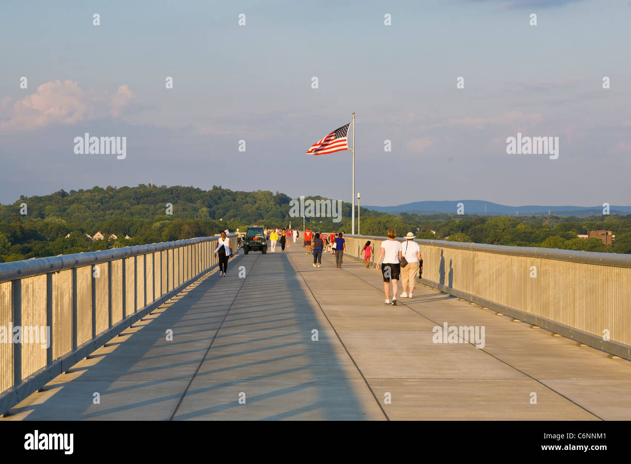 Walkway Over the Hudson State Historic Park footbridge across the ...