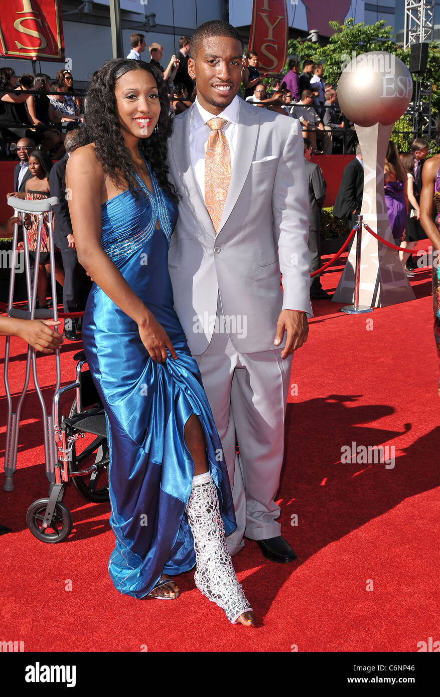 Candice Wiggins 2010 ESPY Awards at Nokia Theatre L.A. Live - Arrivals ...