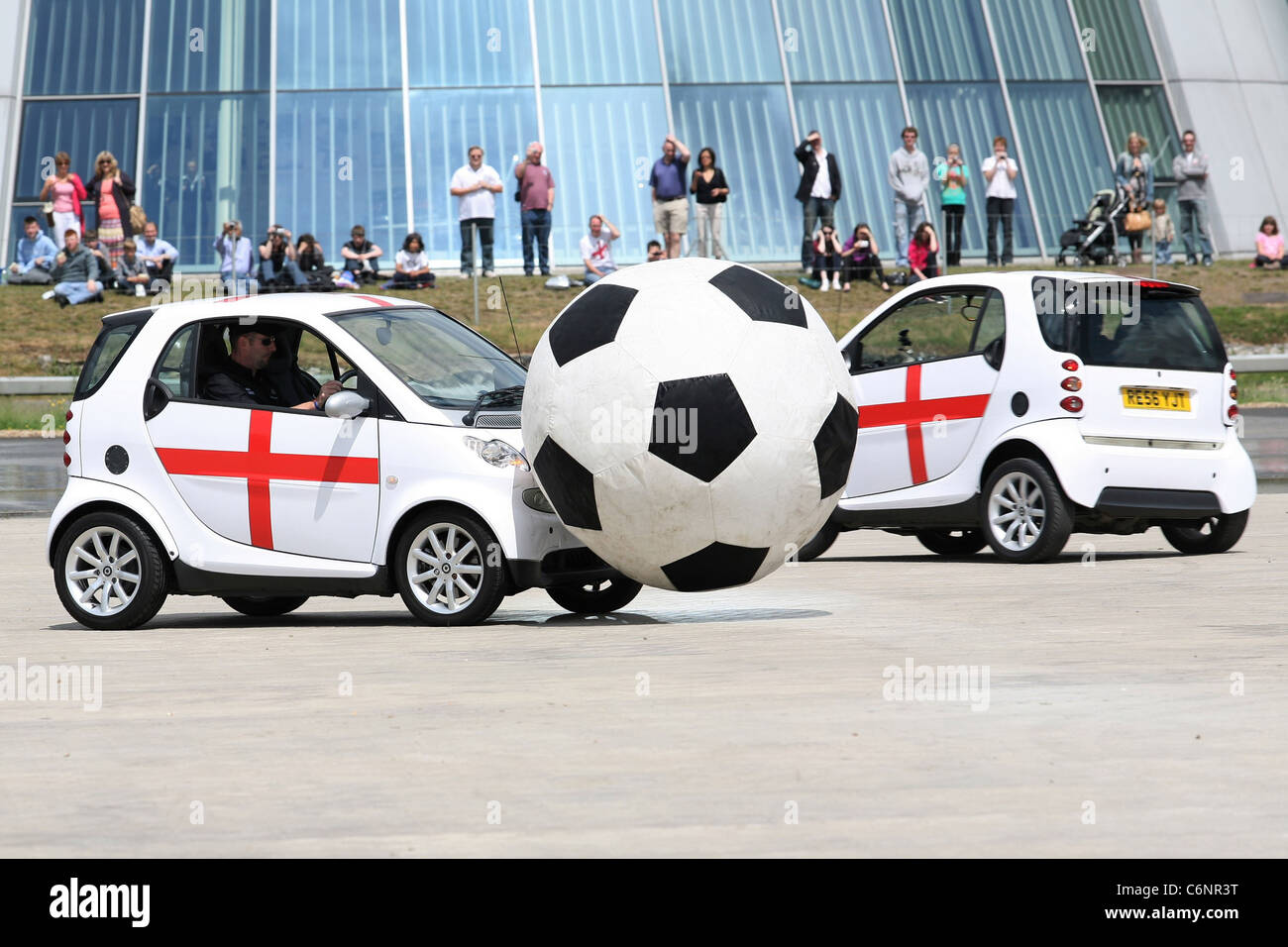 Smart Footie England takes on the rest of the world as eight smart cars ...