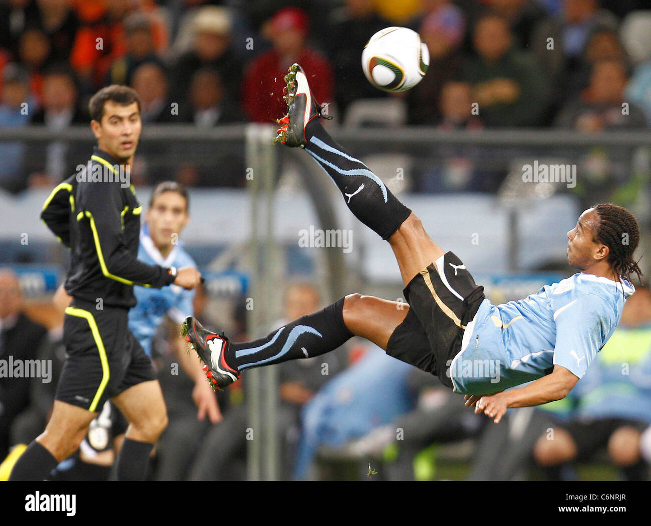 Alvaro Pereira FIFA World Cup 2010 Semi Final - Netherlands v Uruguay ...
