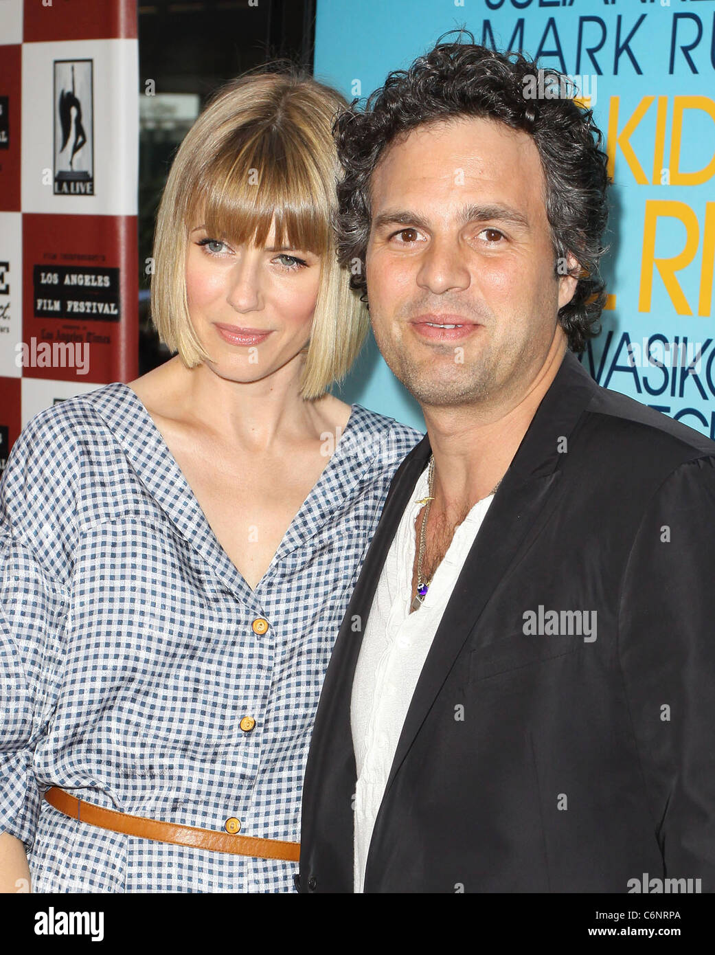 Mark Ruffalo and wife Sunrise Coigney 2010 Los Angeles Film Festival ...