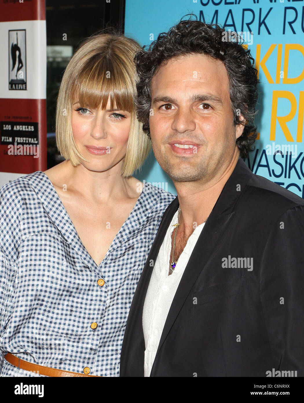 Mark Ruffalo and wife Sunrise Coigney 2010 Los Angeles Film Festival ...