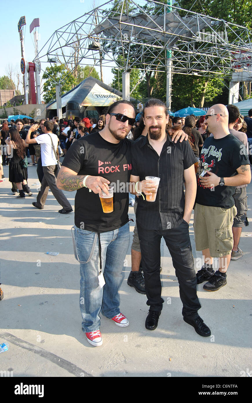 Atmosphere Unirock Open Air Festival - Day 2 Istanbul, Turkey - 03.07.10 Stock Photo - Alamy