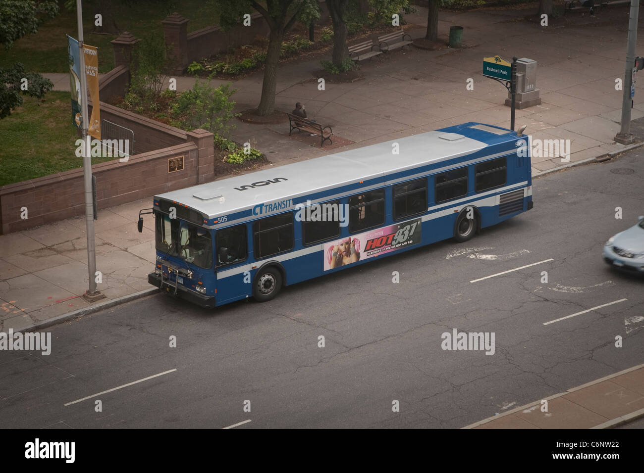 CT Transit bus is pictured in Hartford, Connecticut, Saturday August 6 ...